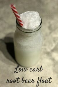 Low Carb Root Beer Float - Butter Together Kitchen