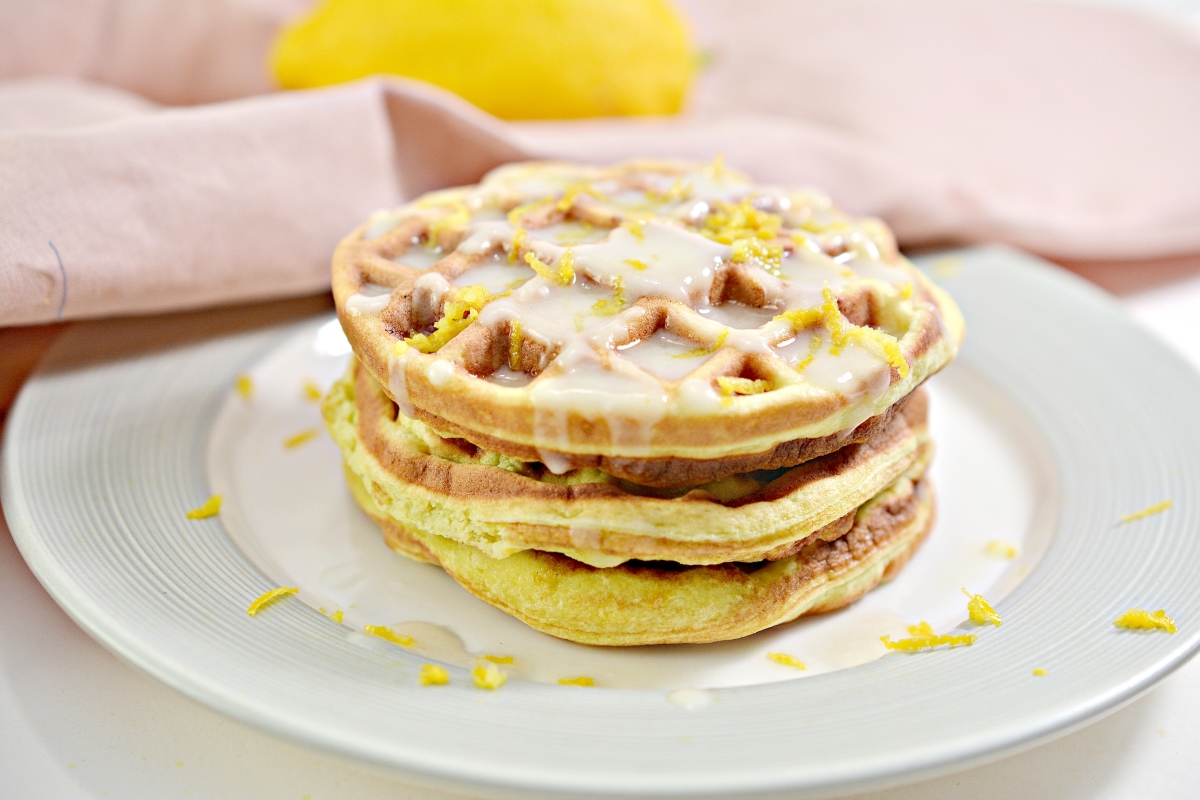 Keto Lemon Cake Chaffles Butter Together Kitchen