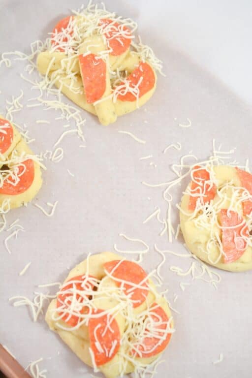 Keto Pepperoni Pizza Pretzels - Butter Together Kitchen